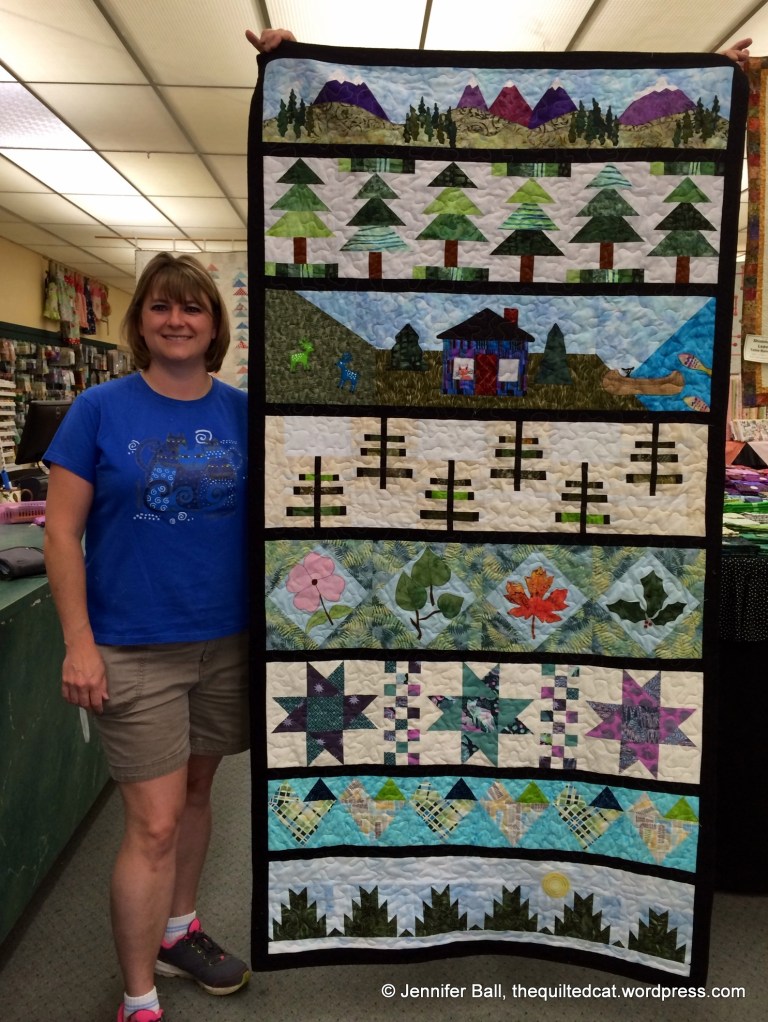 Row by Row Winner + Vancouver Island | NW Quilted Cat