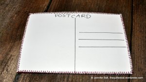 Fabric Postcard Tutorial | NW Quilted Cat