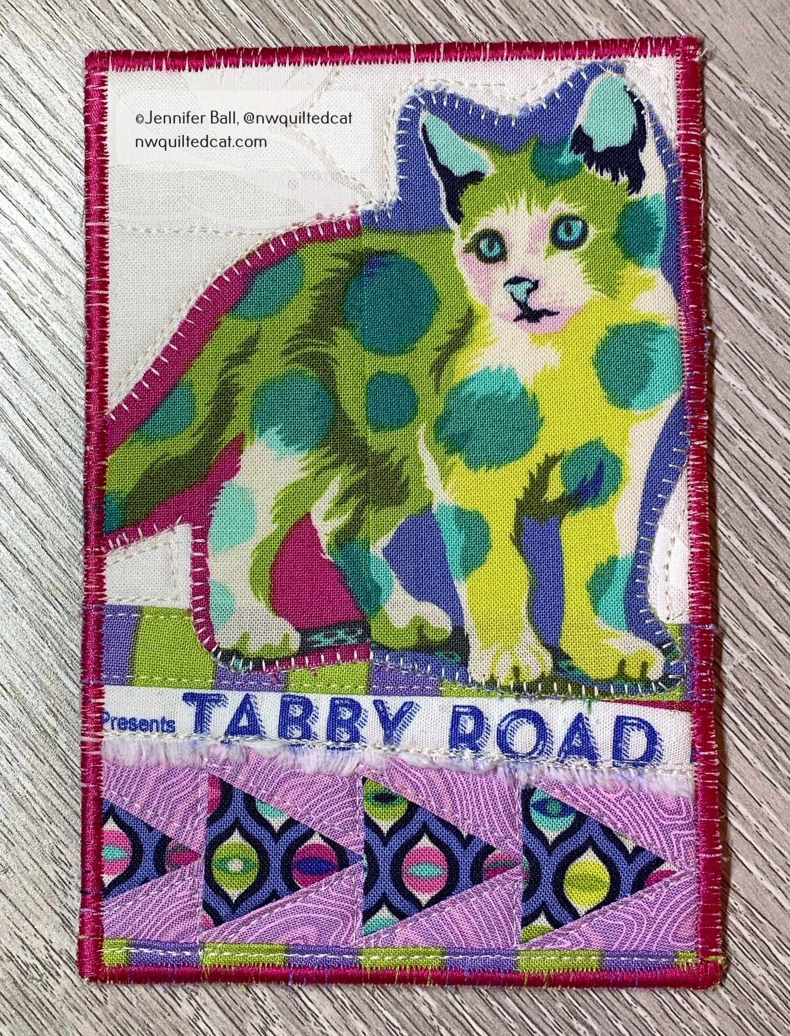 Tula Pink Postcard Swap | NW Quilted Cat